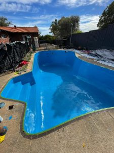 Buy Online Ocean Blue BG Pool Paint kit in $198.00 | BG Coatings