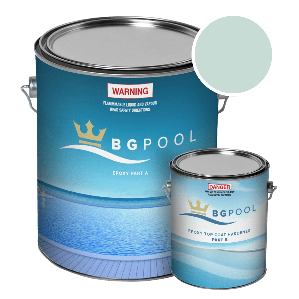 Buy Online Ocean Blue BG Pool Paint kit in $198.00 | BG Coatings