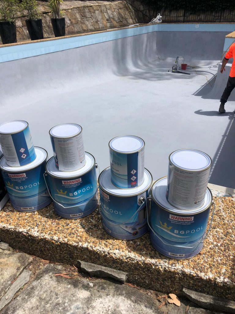 Shop Online Coral Sea Pool Paint kit in $198.00 | BG Coatings