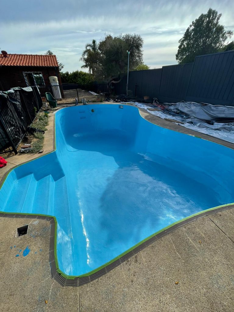 Shop Online Ice Blue BG Pool Paint kit $198.00 | BG Coatings