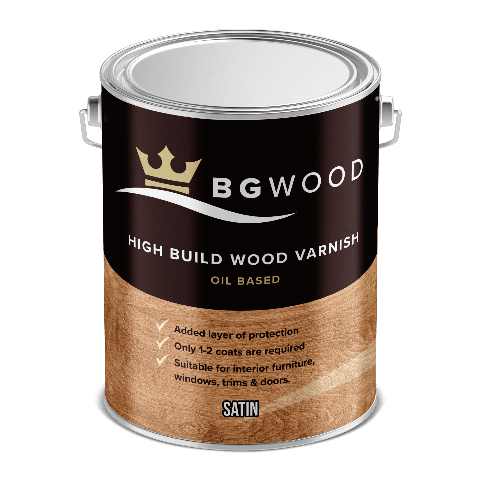 BG Wood Varnish Satin Oil Based 1 Litre House Paint Online